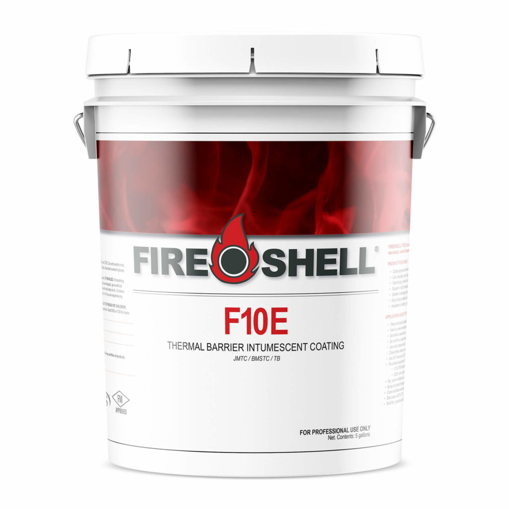 Fireshell F10E intumescent coating 5 gallon white - All Pro Depot