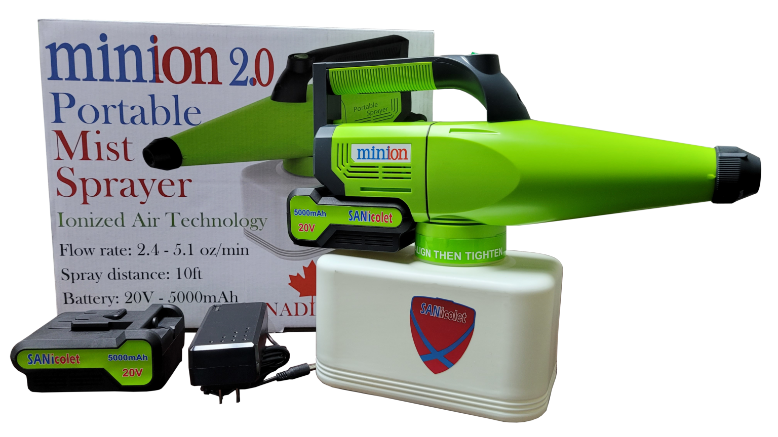 Minion 2.0 Portable Mist Sprayer - All Pro Depot