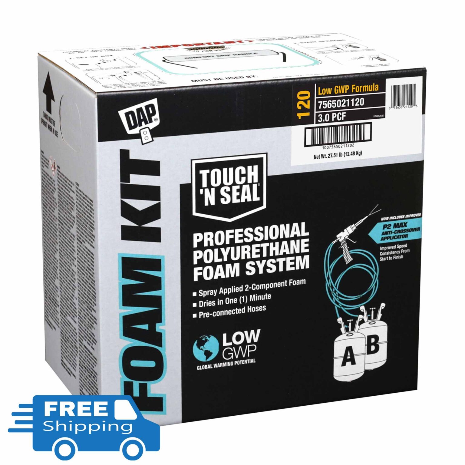 Touch 'n Seal 120 Foam Kit Low GWP 3.0 PCF (Roof Foam) - All Pro Depot