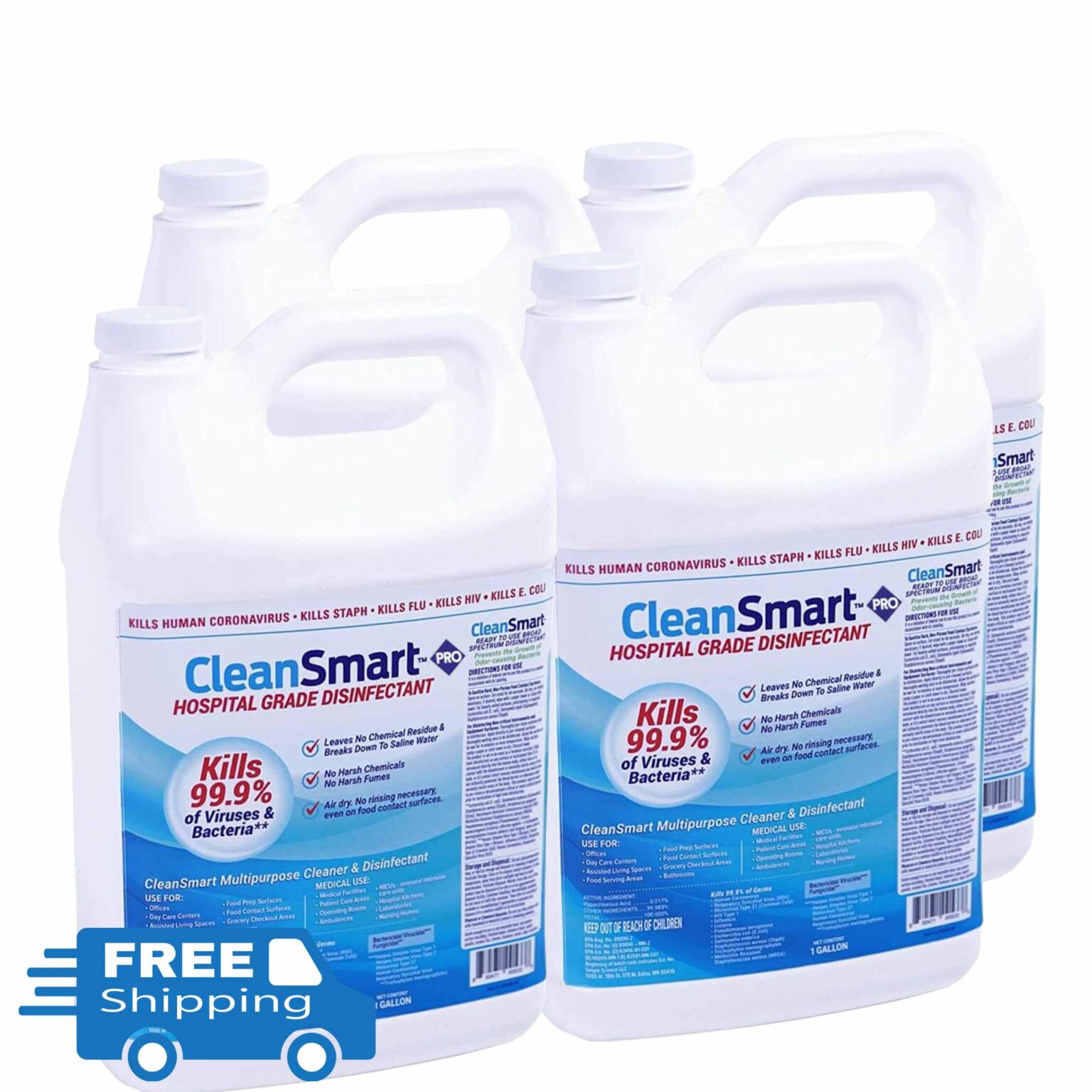 Clean Smart Pro (4 Gallon Case) - All Pro Depot