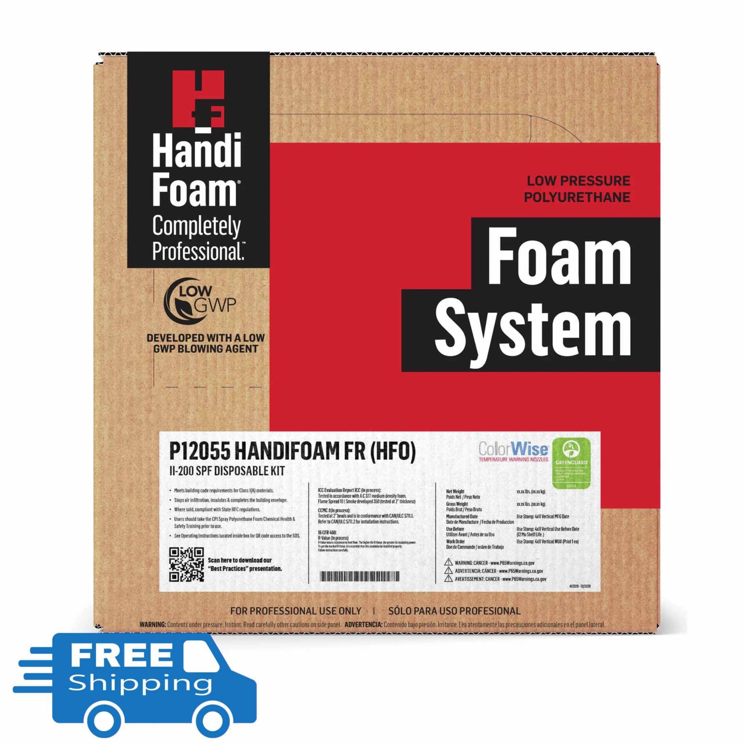 Handi-Foam Closed Cell E84 (HFO) Spray Foam Insulation Kit 600bf - All ...